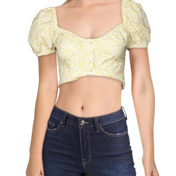 Bardot | Tops | Bardot Womens Off The Shoulder Ruched Cropped Top ...